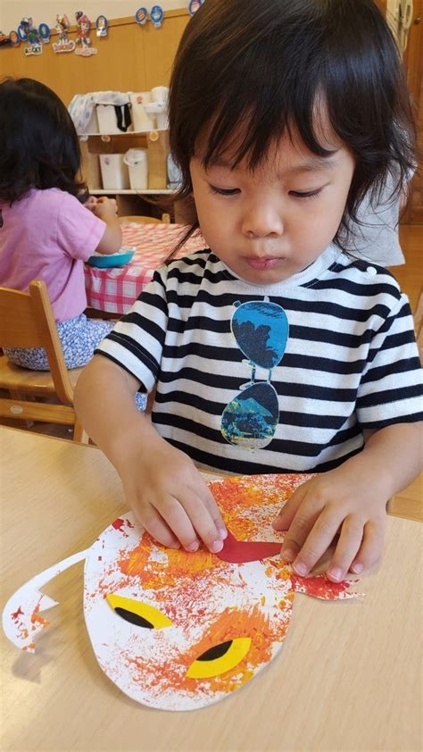 りす組 製作おばけ② 留愛東郷保育園のブログ