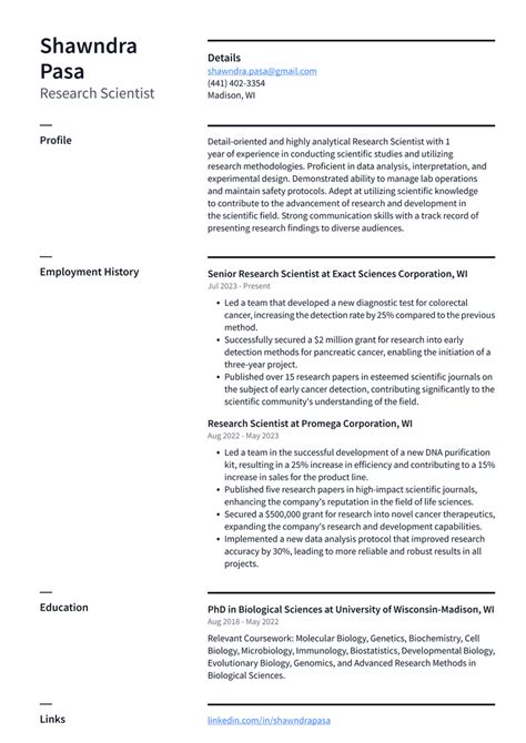 IBM Research Scientist Resume Examples ResumeCat