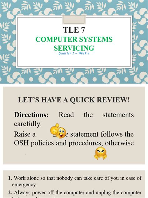 q1 tle ict css week4 pdf electrical engineering electricity
