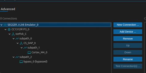 Cc1312r Segger Jlink Doesnt Work As A Debug Platform In Ccs 2010 Sub 1 Ghz Forum Sub 1