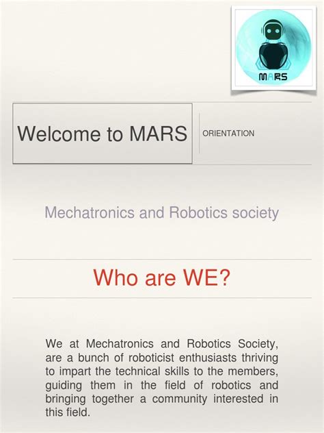 Mechatronics And Robotics Society Pdf Business Computers