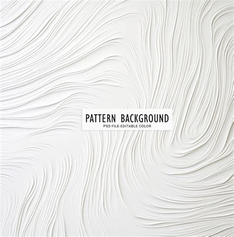 Premium Psd Psd Paper White Texture With A Pattern Background