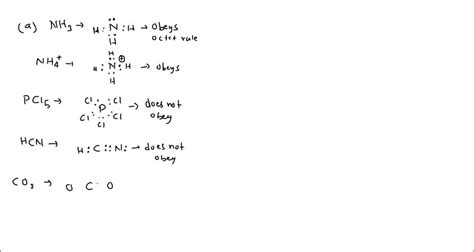 solved a which of the following molecules have the lewis structure