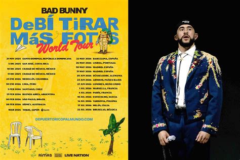 Bad Bunny Confirma Gira En 2026 Con Parada En España Y Portugal