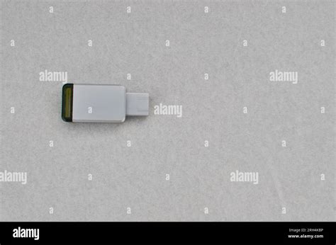 Aluminum Flash Drive Close Up Modern And Sturdy USB Storage Stick Conveying The Idea Of