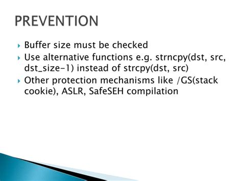 Buffer Overflow Demo By Saurabh Sharma Ppt