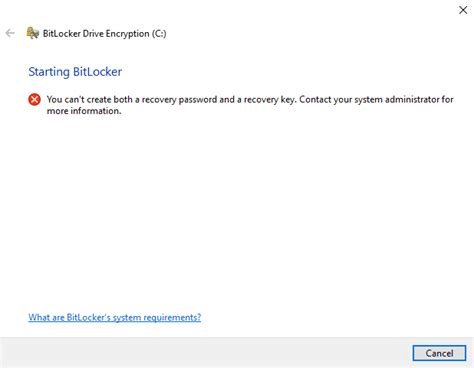 Bitlocker Encrypting Without Generating Recovery Key Windows 10 Forums