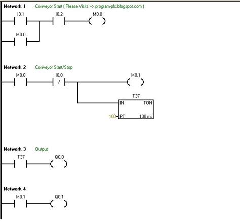 Conveyor Control Using Siemens Plc