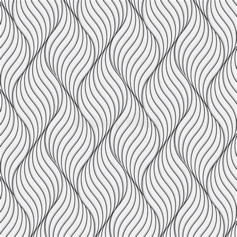 Vector Pattern With Geometric Waves Endless Stylish Texture Stock Vector Illustration Of