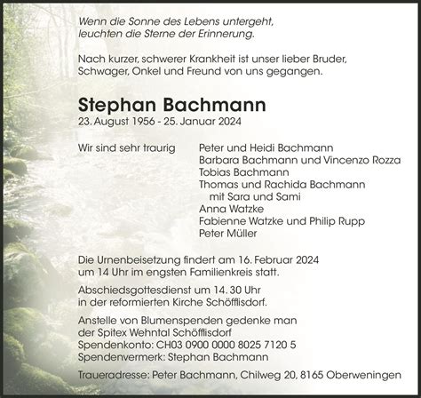 Stephan Bachmann Hommages