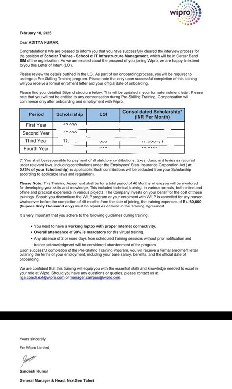 Wipro Careermilestone Newbeginnings Thankful Itinfrastructure Growth Driems Aditya