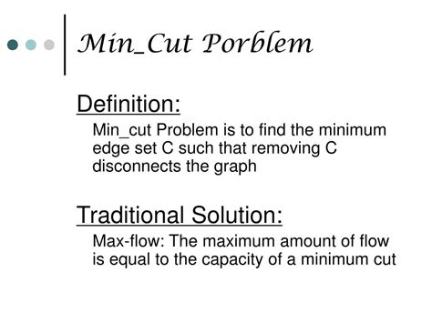PPT Randomized Algorithm Lecture 2 Randomized Min Cut PowerPoint