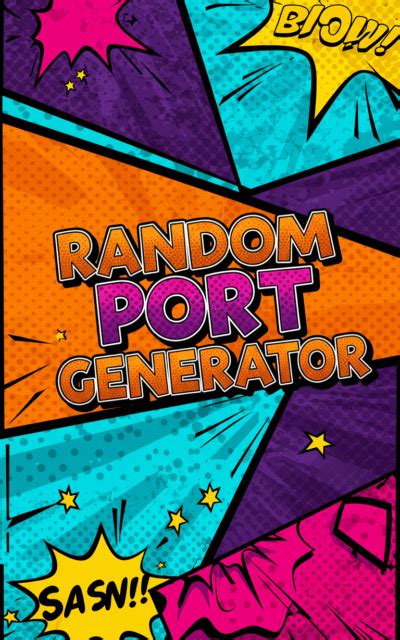 Random Port Generator Generate Available Network Ports