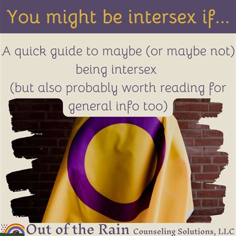 You Might Be Intersex If