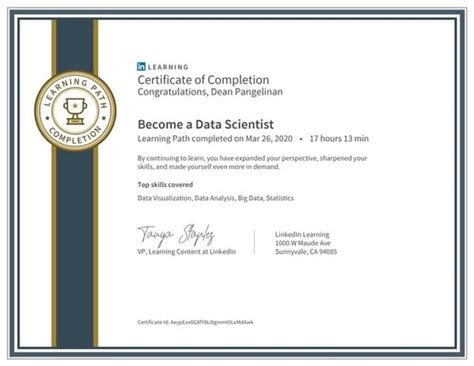 Linkedin Certificate Excel 2016 Managing And Analyzing Data Ppt
