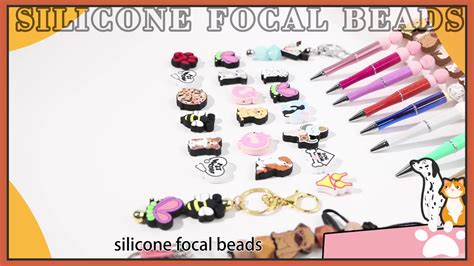 Diy Eco Friendly Soft Silicone Chew Teething Beads Wholesale Custom