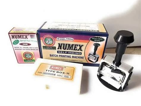NUMAX Metal Rubber Manual Batch Coding Machine At In Nagpur ID