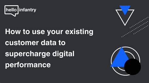 How To Use Your Existing Customer Data To Supercharge Digital Performance