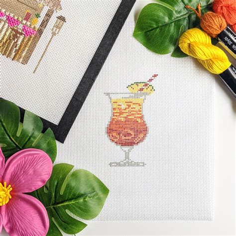 Rum Punch Stitch Chart Fire And Iris Designs