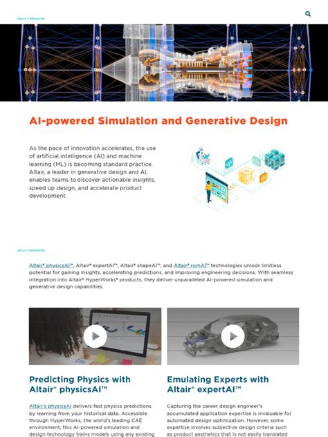 Ai Powered Simulation And Generative Design Altair Pdf