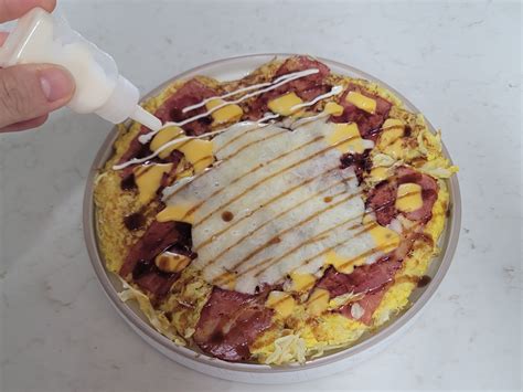 베이컨 요리 양배추전 베이컨양배추전 레시피