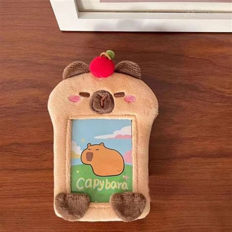 贈送隨機小贈品【家寵lovehome】 Lovehome 水豚卡套 卡皮巴拉卡套 毛絨卡套 毛毛卡套 Line 禮物