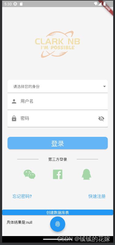 Flutter移动应用开发 登录界面（含数据库校验）创建项目设计一个用户登录页面移动应用开发 Csdn博客