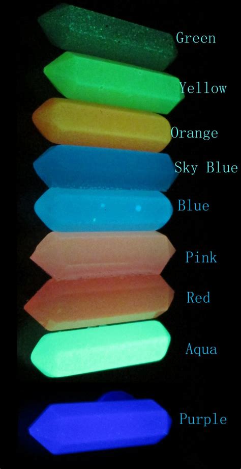 Glow In The Dark Color Menu ~may 2015~ — Weasyl