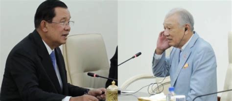 ကမ္ဘောဒီးယားဝန်ကြီးချုပ်ဟောင်း ဟွန်ဆမ်နဲ့ နီပွန်ဖောင်ဒေးရှင်းဉက္ကဌ