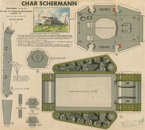 Chris Nielsen Updates A Sherman Tank Papercraft From 1944