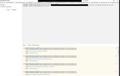 Launcher Losing Connection To Connector Repo Support EasyMorph