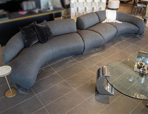 Mid Century Modern Curved Sectional Sofa 4 Pc For Sale At 1stdibs