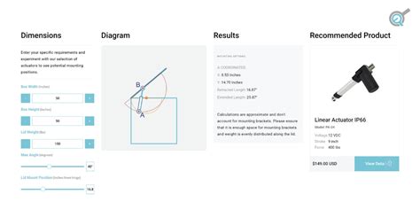 Using Our Calculator Tool To Select Linear Actuators Progressive Automations