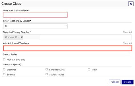 Creating A Class Edgenuity