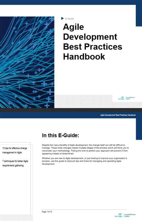 Agile Development Best Practices Handbook TechProspect