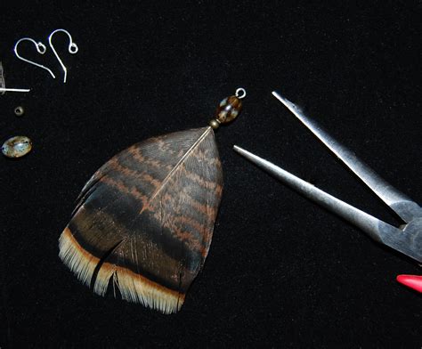 How To Make Feather Earrings From Your Hunt — Reel Camo Girl