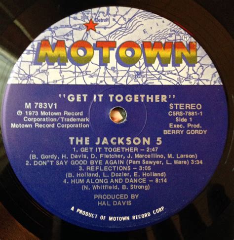 The Jackson 5 Get It Together Lp Album Bulltrax Records