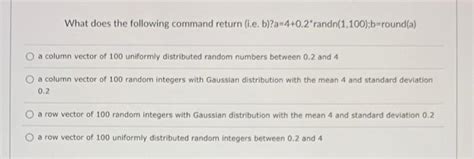 Solved The Number 6e−3 In Matlab Should Be Interpreted As