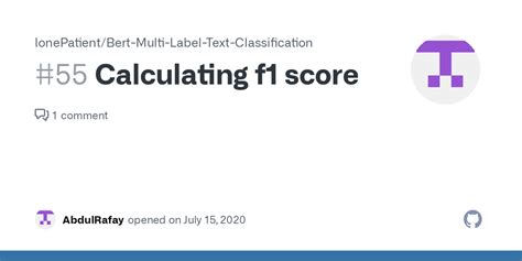 Calculating F1 Score Issue 55 LonePatient Bert Multi Label Text