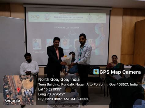 Two Day National Level Workshop On Robotics Iot And Cyber Security Goa