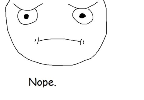 Nope Meme Face
