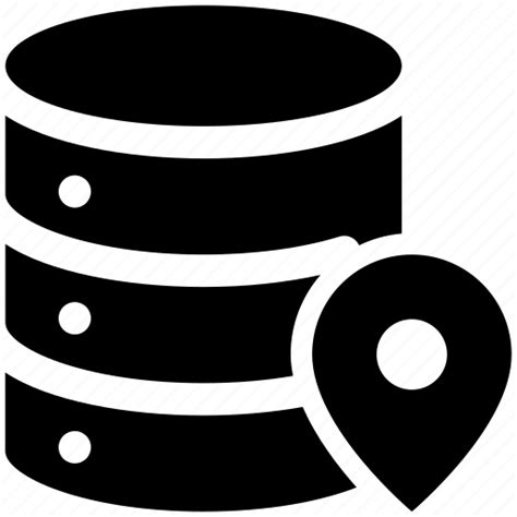 Data Database Server Network Storage Location Marker Icon Download On Iconfinder