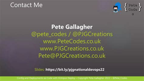 Config And Deployments As Code With Octopus Deploy Ppt