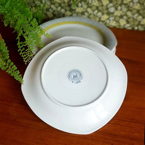 Flata Tallrikar 6 St Pigg Ø 18 Gefle Porslinsfabrik Retrolivet