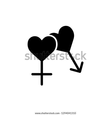 Valentine Icon Sex Symbol Gender Signage Stock Vector Royalty Free 1294041310 Shutterstock