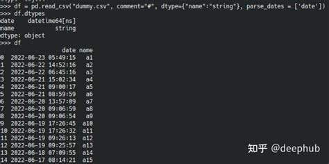 pandas read csv 处理 CSV 文件的 个有用参数 知乎
