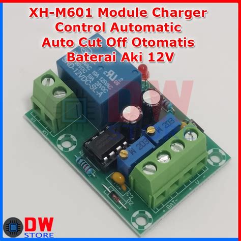 Jual XH-M601 Battery Charger Control Aki Baterai Otomatis Cut Off DC ...