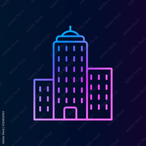 Building Nolan Icon Simple Thin Line Outline Vector Of Real Estateicons For Ui And Ux Website