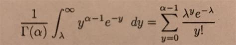 Solved The Relationship Between Incomplete Gamma Integrals Chegg Com