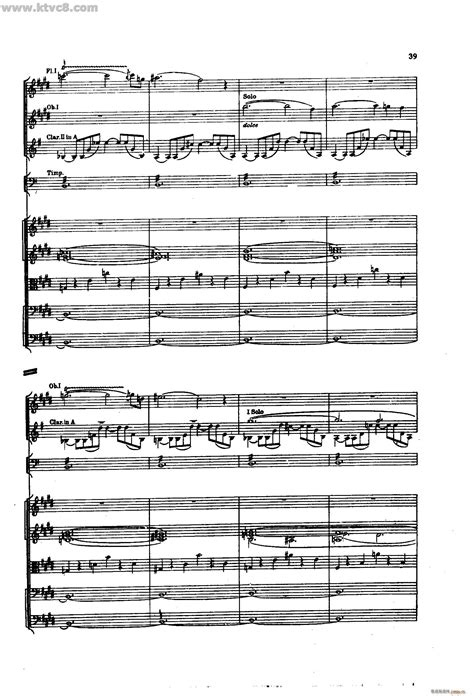 舍赫拉查达交响组曲 作品35 第一部分 歌谱简谱网